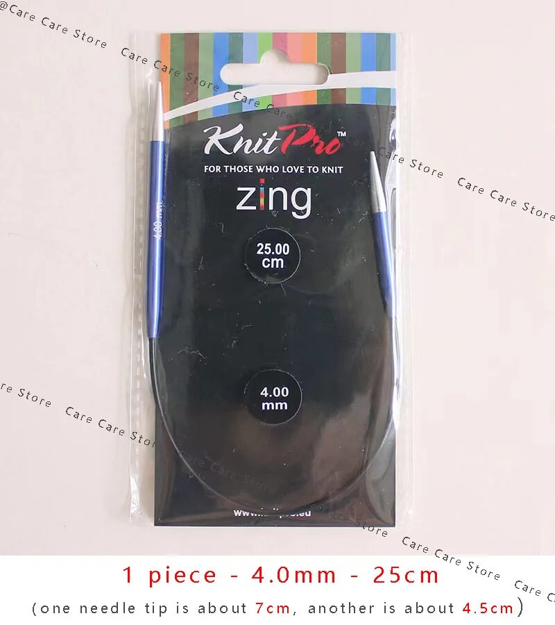 Вязальные спицы Knitpro Zing 4.0 мм, 25 см