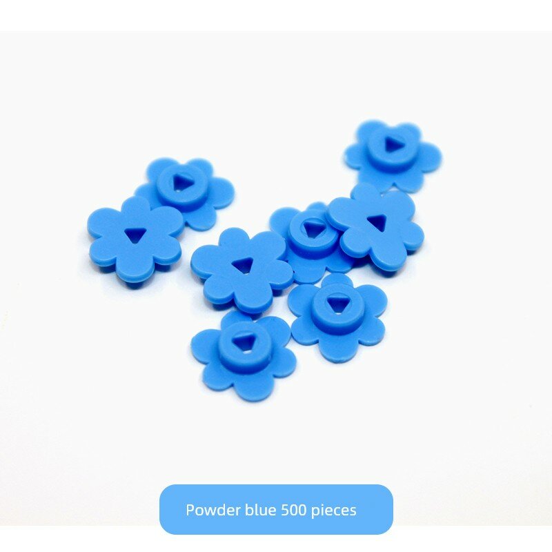 Цветочная основа с 6 лепестками в светло-голубом цвете, 500 шт. для наборов растений