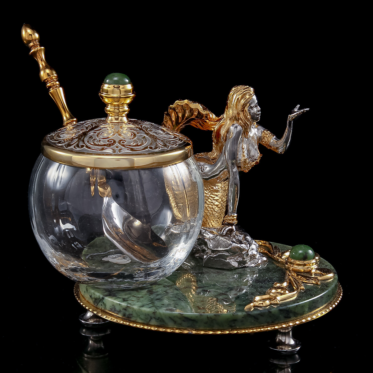 3202 Златоуст икорница "русалка" в П/У