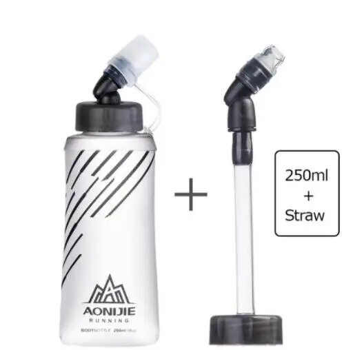 AONIJIE складная силиконовая фляга для воды 250/600 мл Белый, SD21-250ml-1