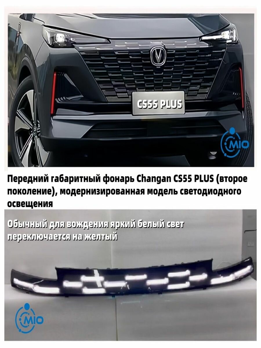 Фара Changan CS55PLUS/UNI-S Mio — модернизированная светодиодная модель с неразрушающим контролем, подходит для CS55