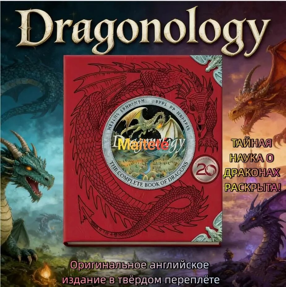 Dragonology: The Complete Book of Dragons Ologies Series, Hardcover, English, Children's Encyclopedia