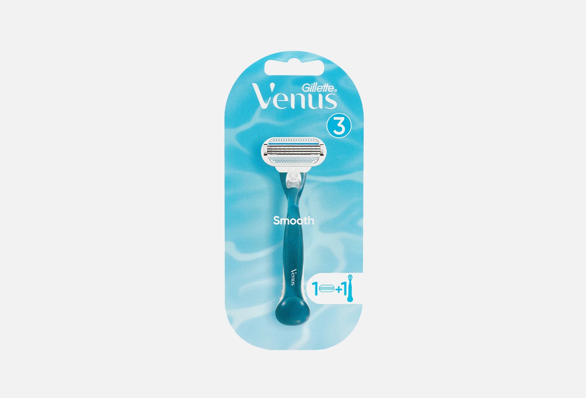 Станок для бритья Gillette Venus Razor 1 Up, плавающая головка, сменная полоска с алое, Польша