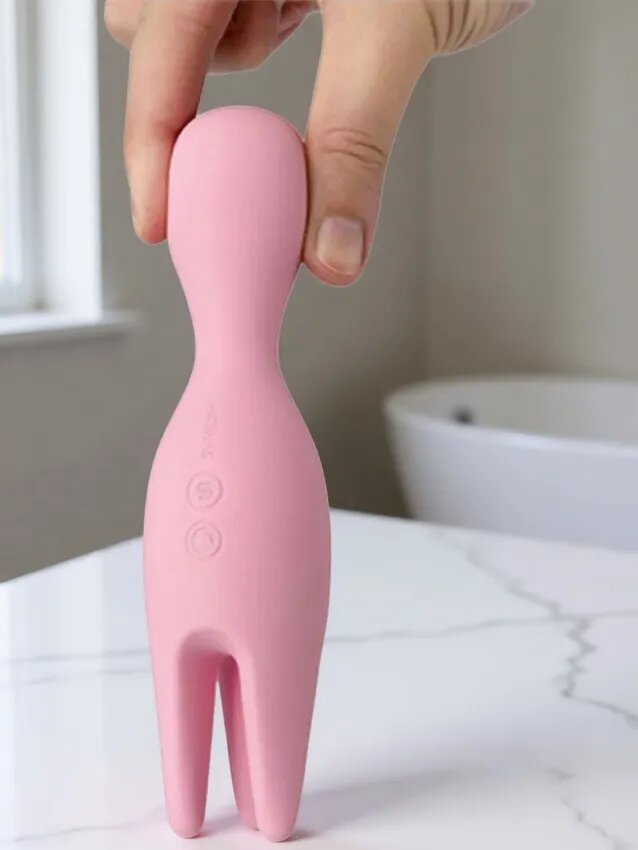 Универсальный премиальный вибростимулятор SVAKOM NYMPH SOFT с подвижными тентаклями, розовый, 15,6 см (в пакете)