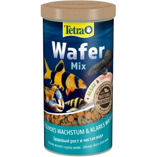 Корм для рыб Tetra Wafer Mix корм-чипсы для всех донных рыб и ракообразных 100 мл