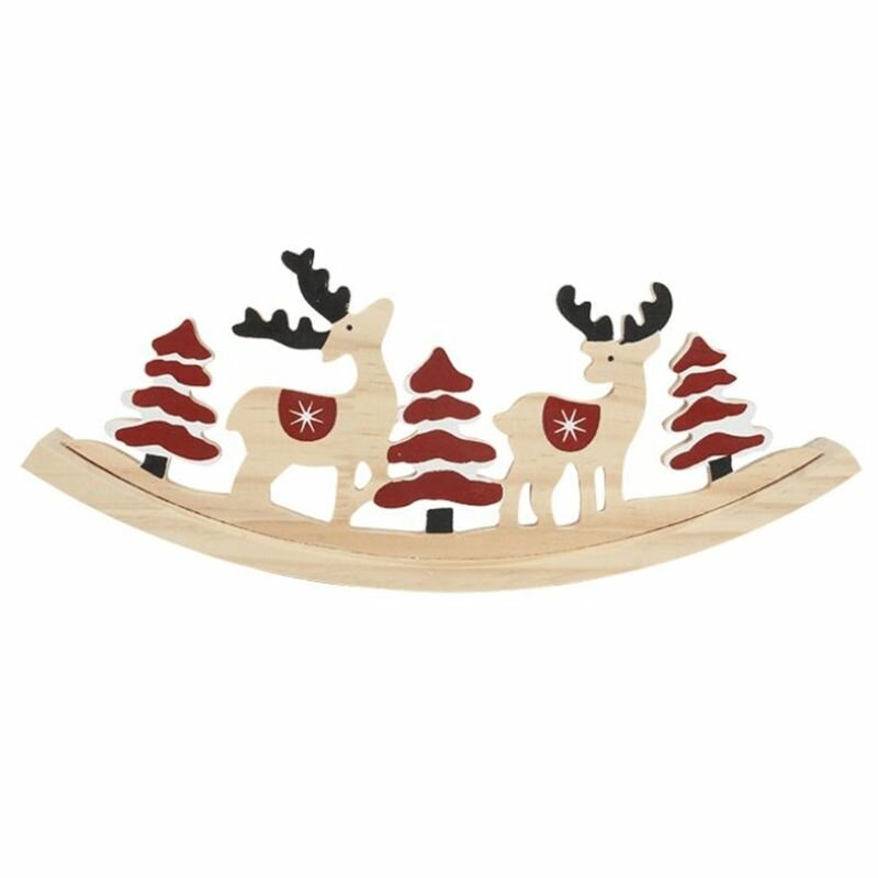 Деревянная качающаяся фигурка на Рождество, олень