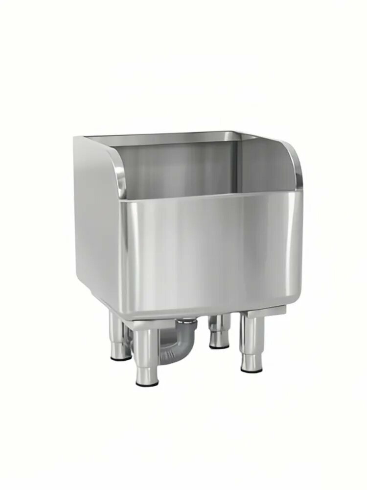 Садовая Раковина Для Швабры, Напольная Мойка Из Нержавеющей Стали, С Регулируемыми Ножками