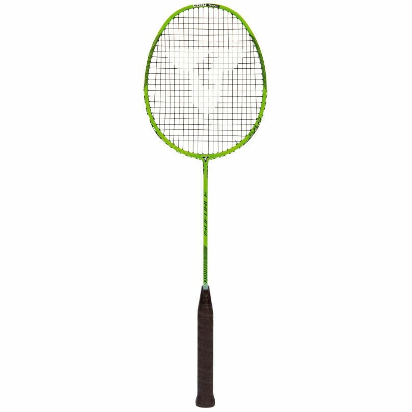 DECATHLON ракетка для бадминтона Talbot Torro Isoforce 511.8, черный, зеленый флуоресцентный