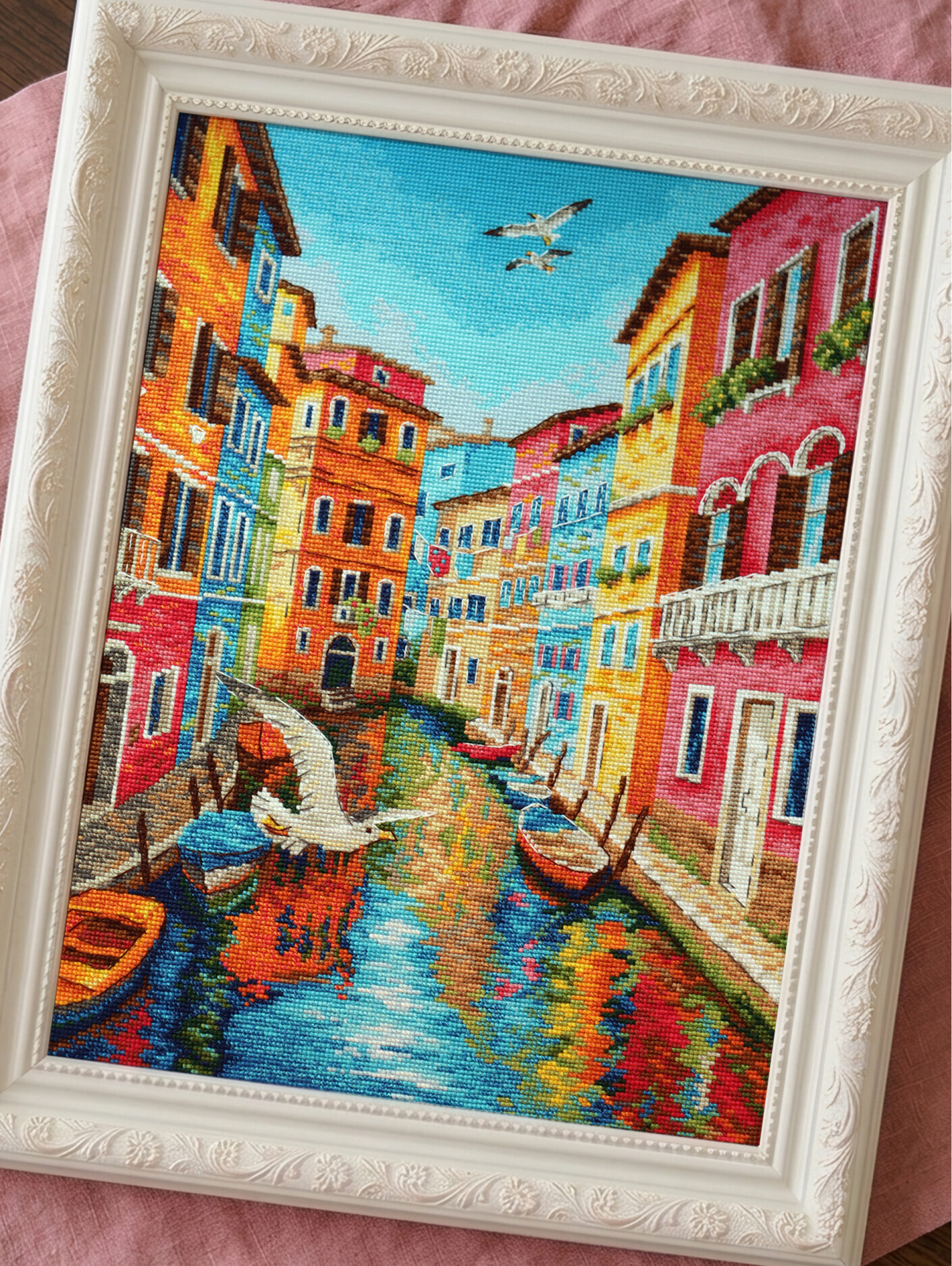 Набор для вышивания крестом "Там, где море" Риолис, вышивка крестиком , 30*40 см, 2327