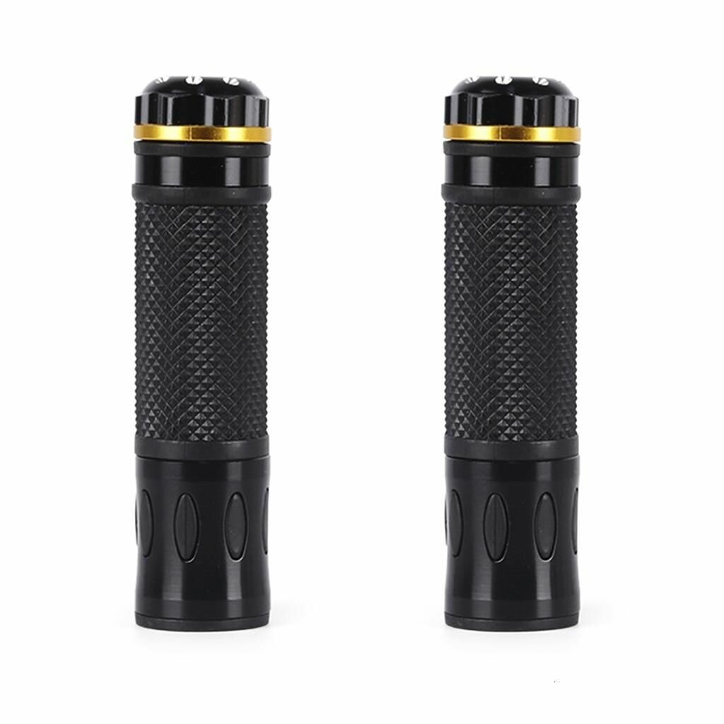 1 пара антискользящих ручек для электросамоката M365 1S, алюминиевый сплав, резина, Черный