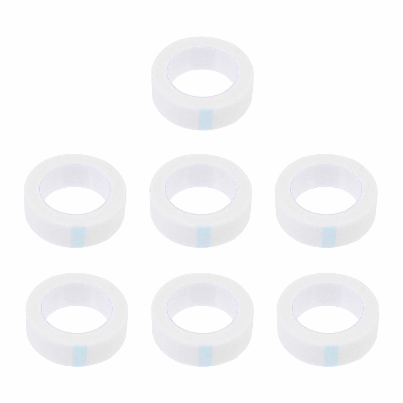 Лента для наращивания ресниц, дышащая сетчатая отрывная лента (2,5*900 см), белая, 8 шт.