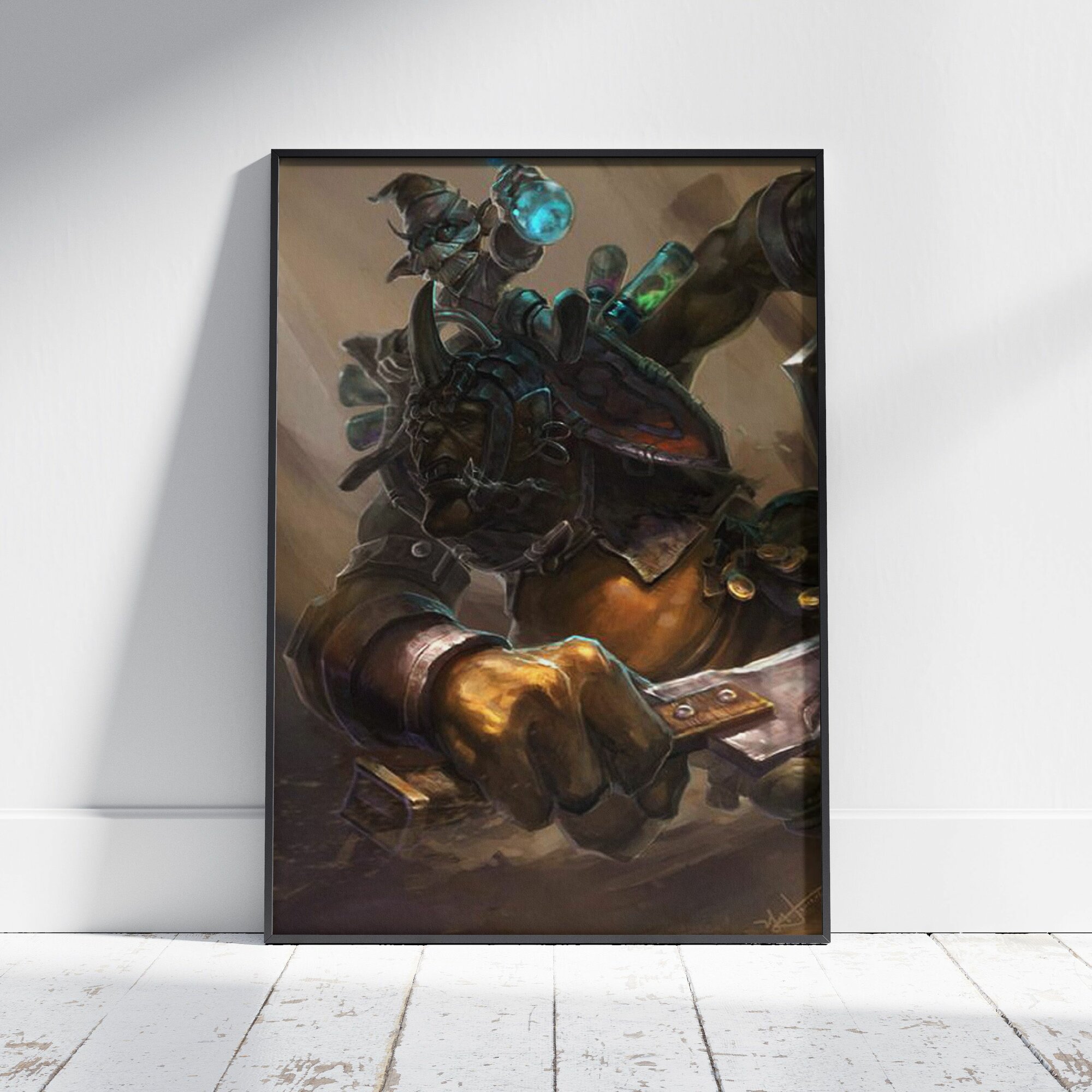 Плакат на стену для интерьера Dota 2 (Alchemist 1) - Постер по игре формата A4 (21х30 см)