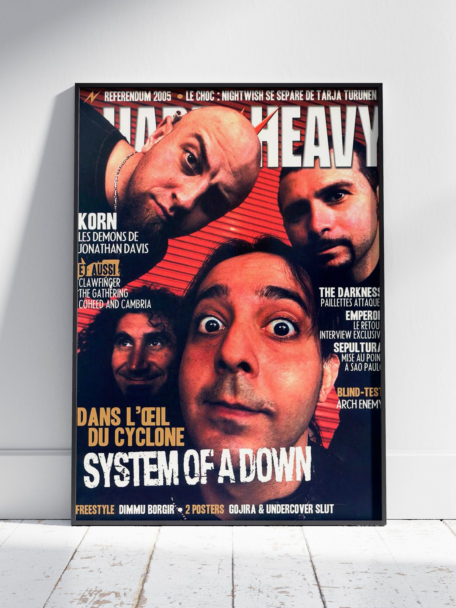 Плакат на стену для интерьера Систем Оф Э Давн (System of a Down 22) - Постер по музыке и артисту формата A4 (21x30 см)