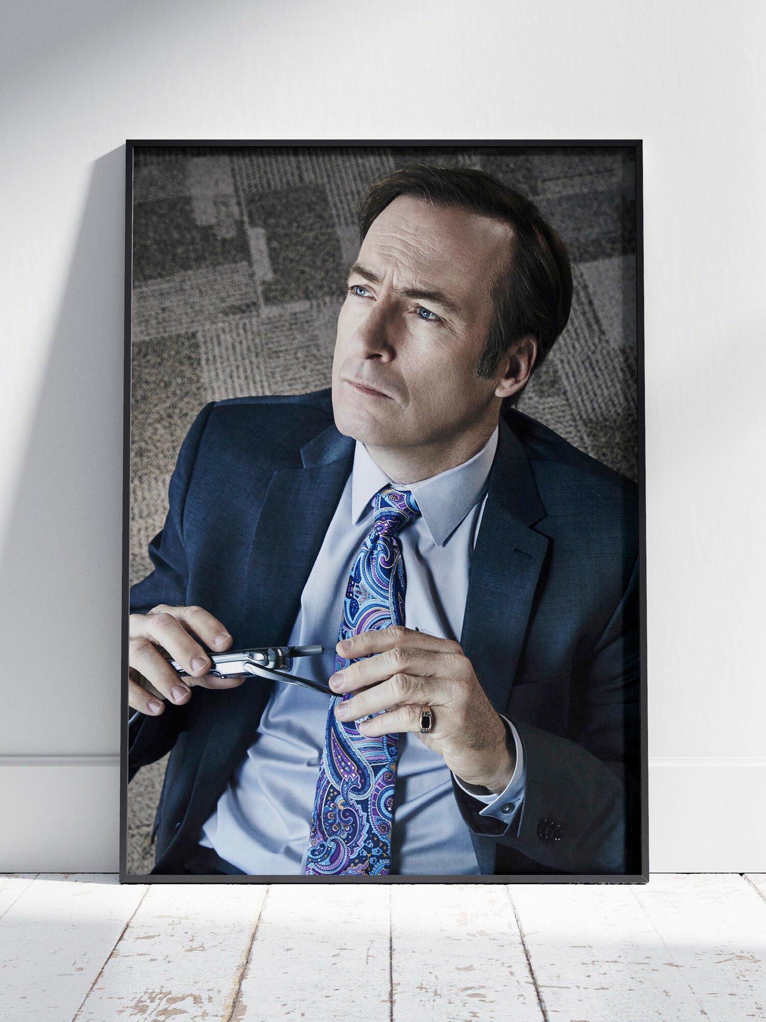Плакат на стену для интерьера Боб Оденкёрк (Bob Odenkirk 23) - Постер по актеру фильма, кино, сериала формата A4 (21x30 см)