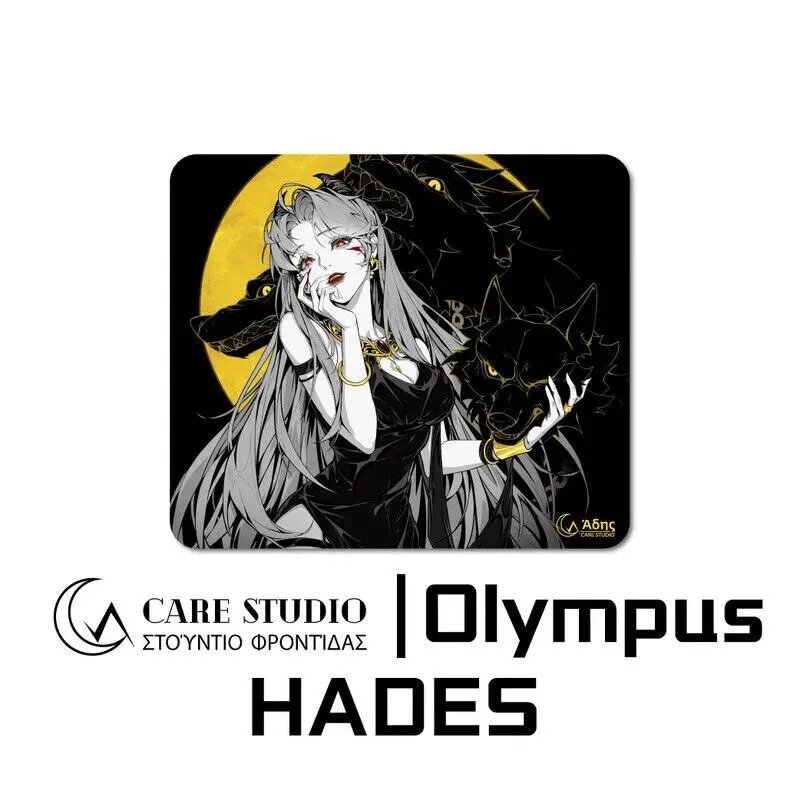 Коврик для мышки Olympus Hades L черный матовый для геймеров