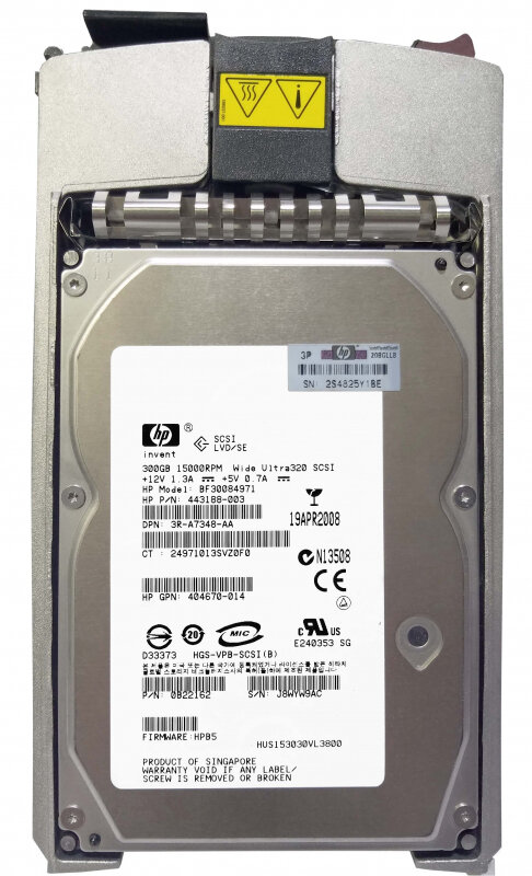 Жесткий диск HP 411261-001 300Gb U320SCSI 3.5" HDD