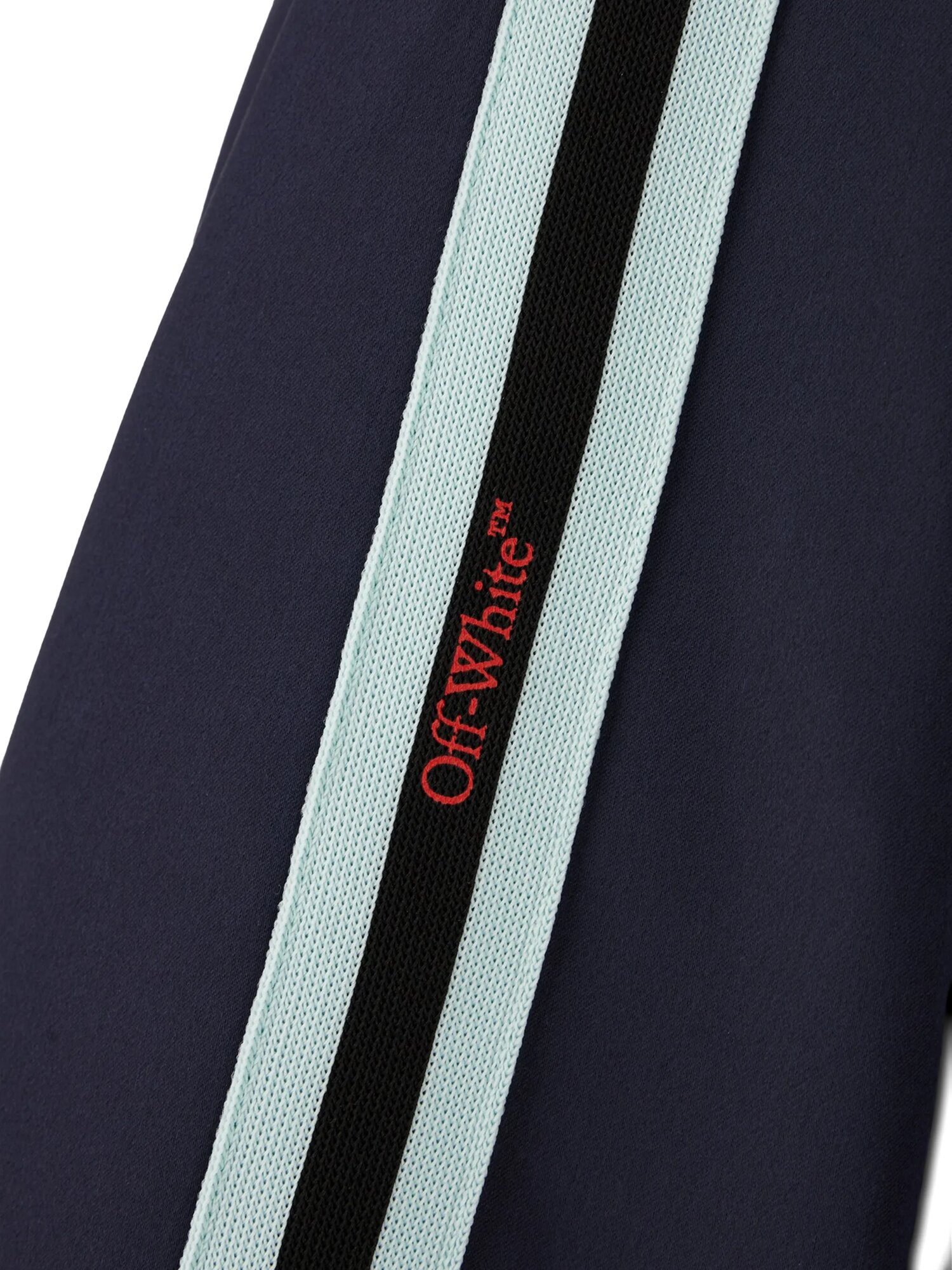 Куртка Off-White Stripe-detailing jacket, размер 42, blue — фото 1