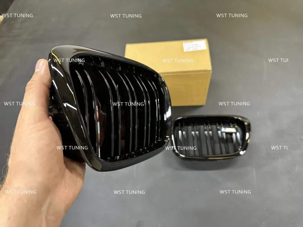 Ноздри М bmw e39 е39 решетка радиатора 2 шт артикул 3633433192 черный Китай — фото 1