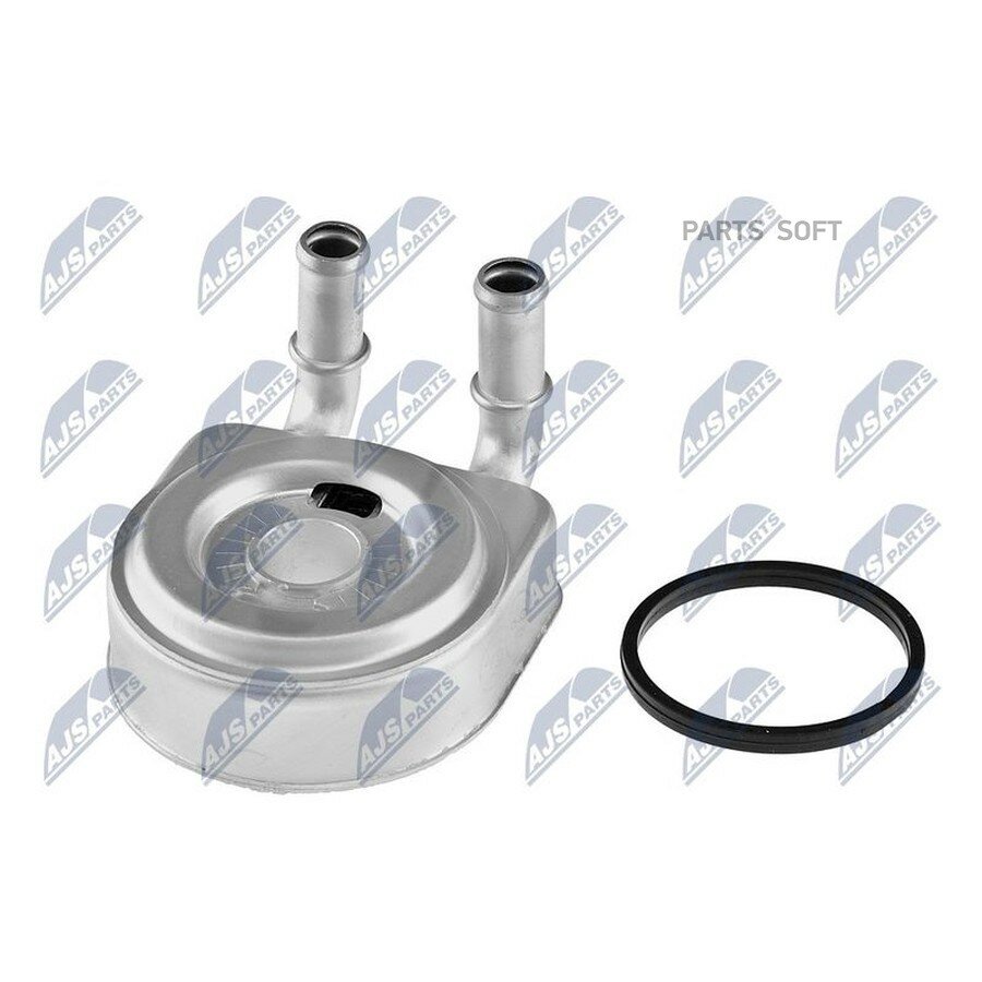 Радиатор масляный Citroen Berlingo/C4/C5/Peugeot 307/407 1.9 D/2.0 16V 98- от официального дистрибьютора, NTY, артикул CCLCT000