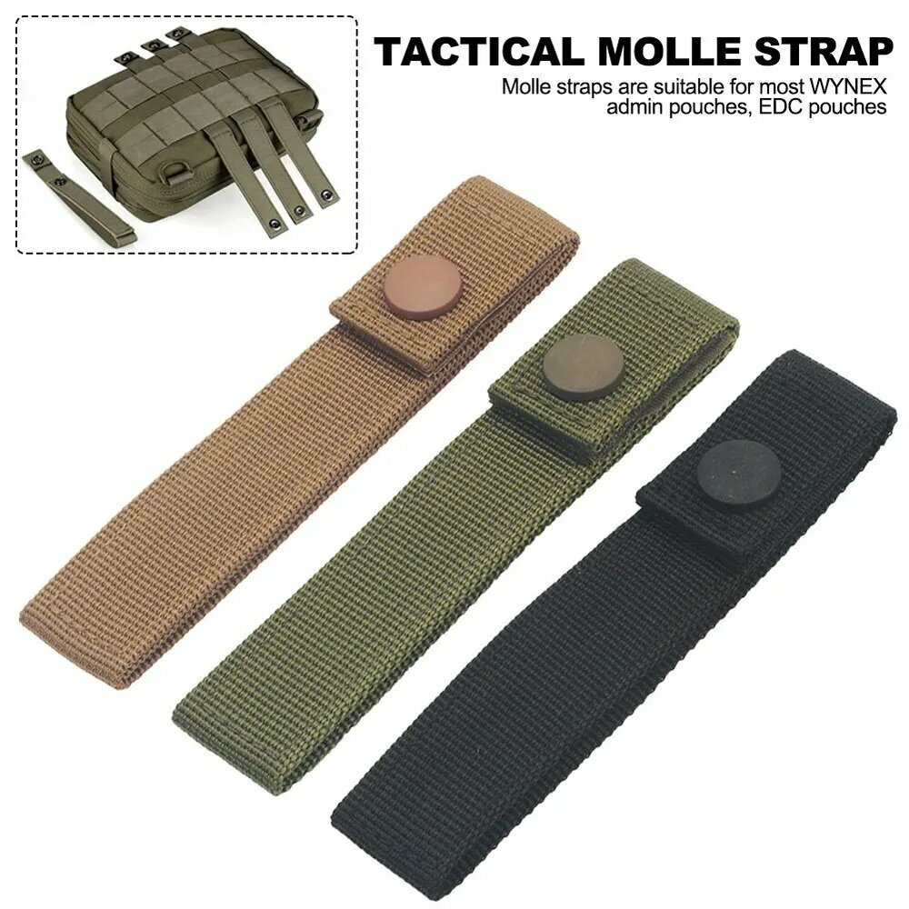 Нейлоновая стропа MOLLE, высокопрочная подвесная стропа, пряжки, крючки для ремней, карабины, подходит для пешего туризма и альпинизма.