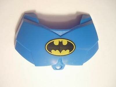 Деталь Lego 98603pb002 Large Figure Chest Armor Small with Batman Logo Pattern