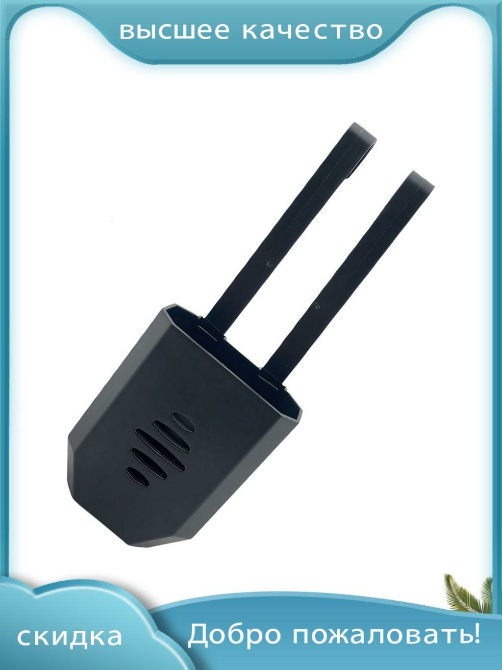 Удобный для пожилых людей аксессуар для бачка унитаза, Черный - Пластиковый крючок