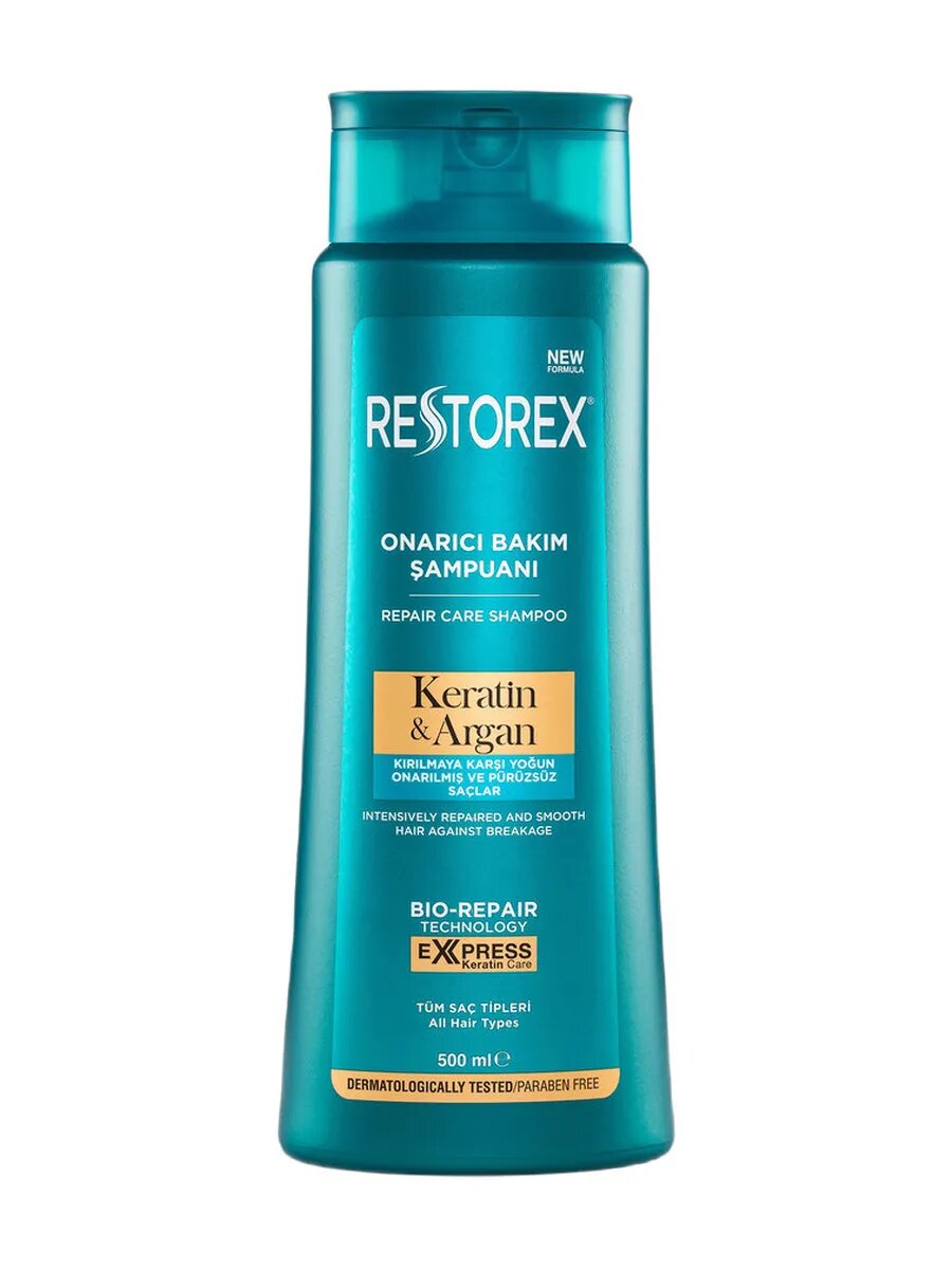 Restorex Keratin & Argan Repair Care Shampoo Шампунь 500мл
