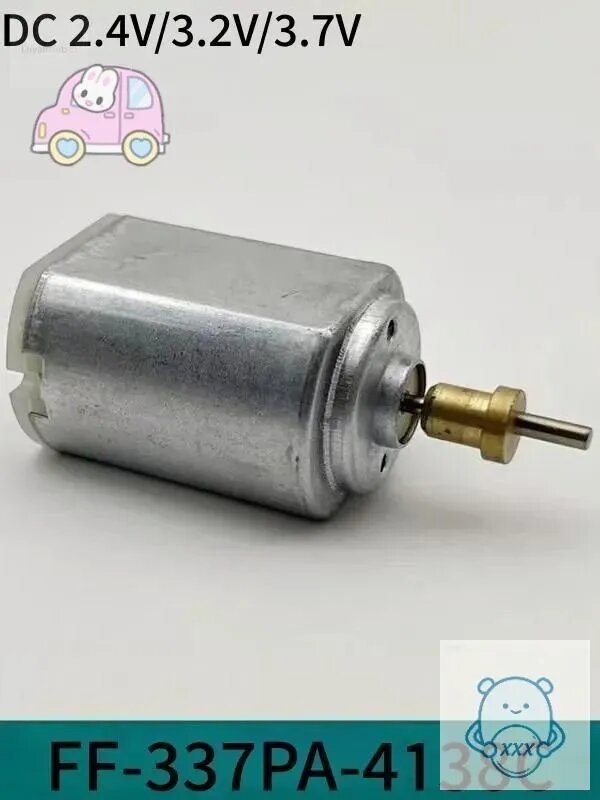Специальный мотор для машинки для стрижки волос 2.4V3.6V3.7V бесшумный с высоким крутящим моментом FF-337PA-4138C запчасти для ремонта электрического фейдера