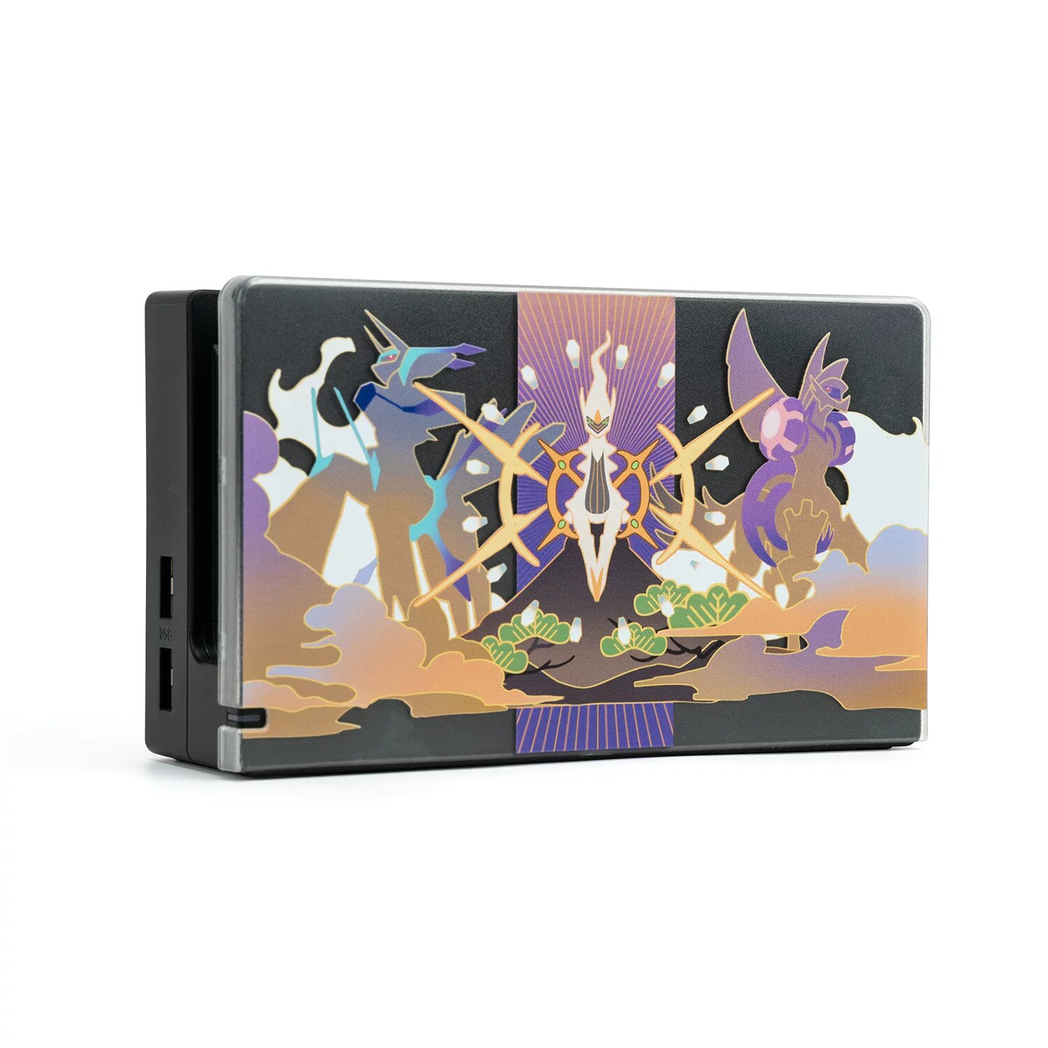 Прозрачный чехол для оригинальной Nintendo Switch с закаленным стеклом и док-станцией, полный набор защиты
