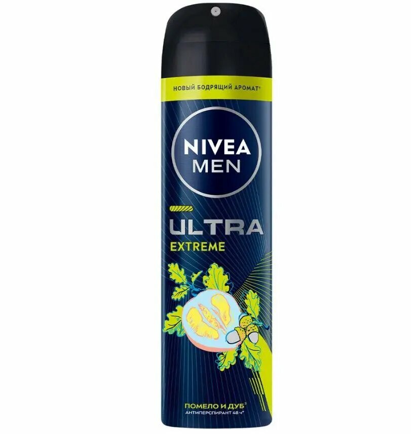Дезодорант-антиперспирант Nivea Men спрей для тела Ultra Extreme, 150мл