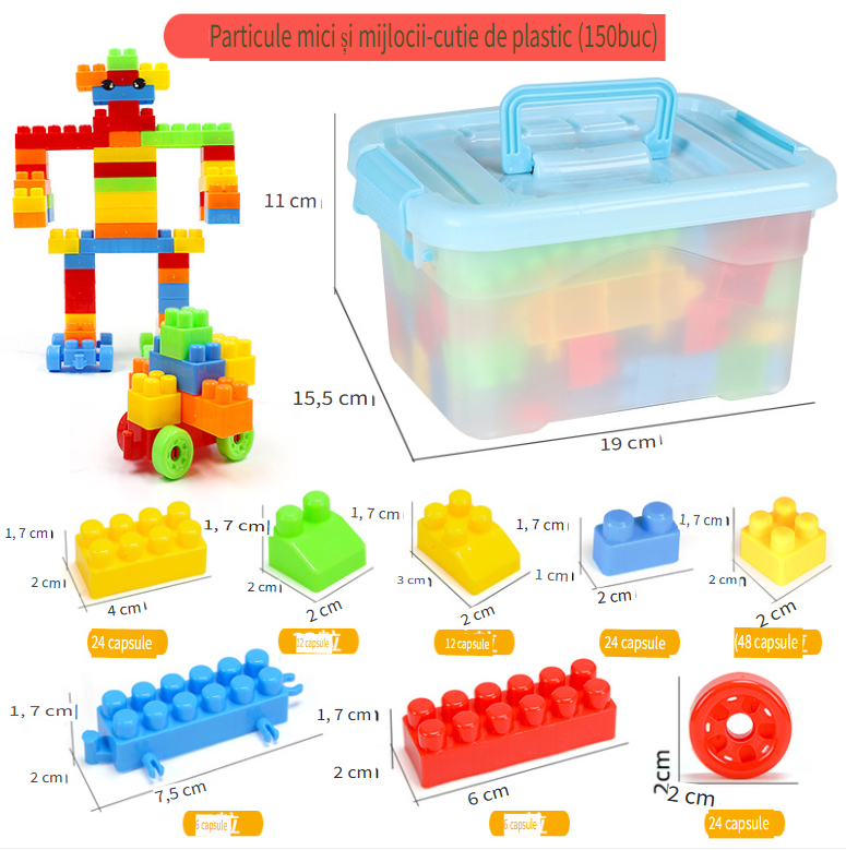 Пазл "DIY early education", 150 деталей, пластиковая коробка