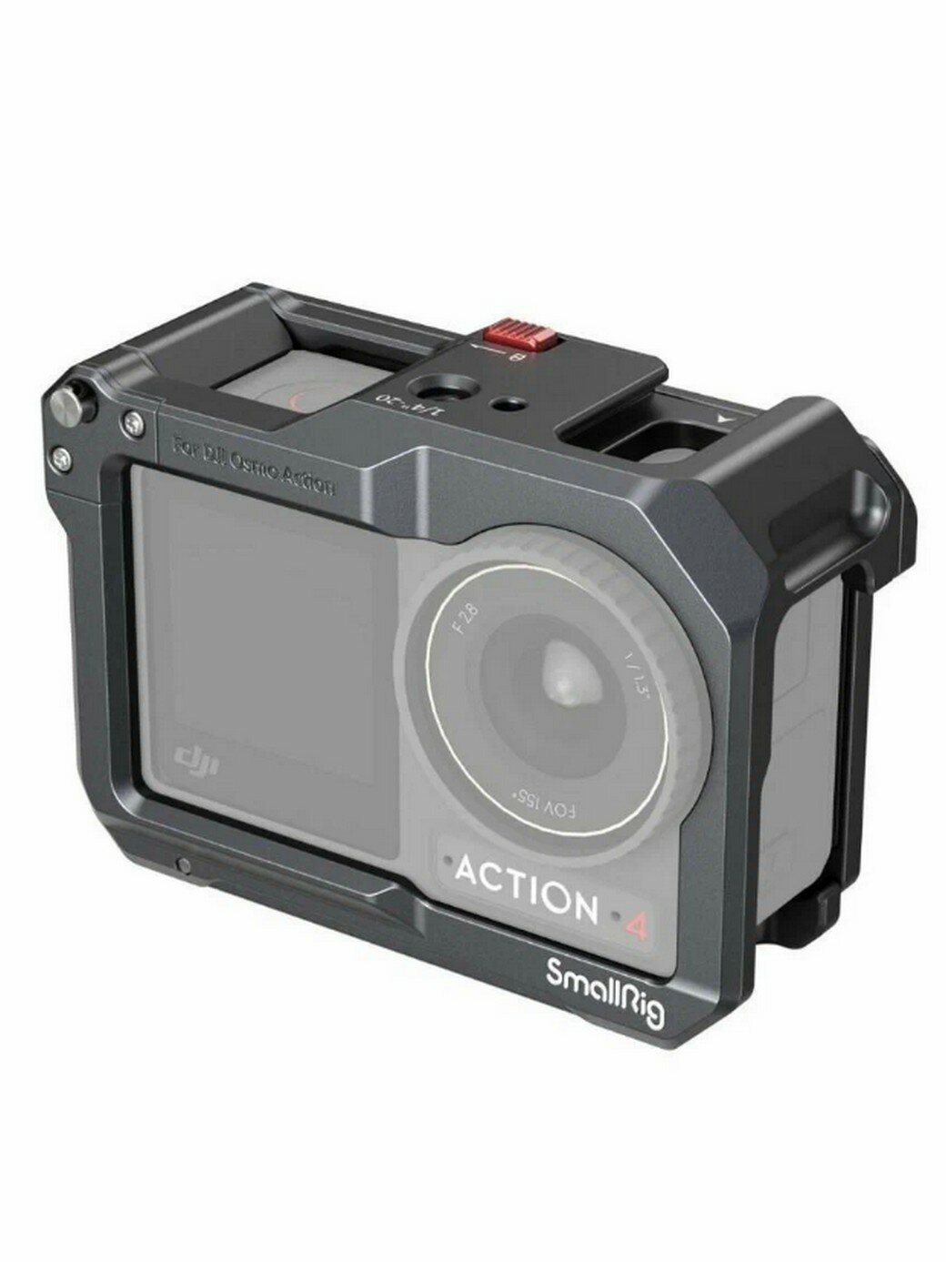 Клетка SmallRig 4119C, для экшн-камеры DJI OSMO ACTION 5 Pro /3/4, алюминий, серая