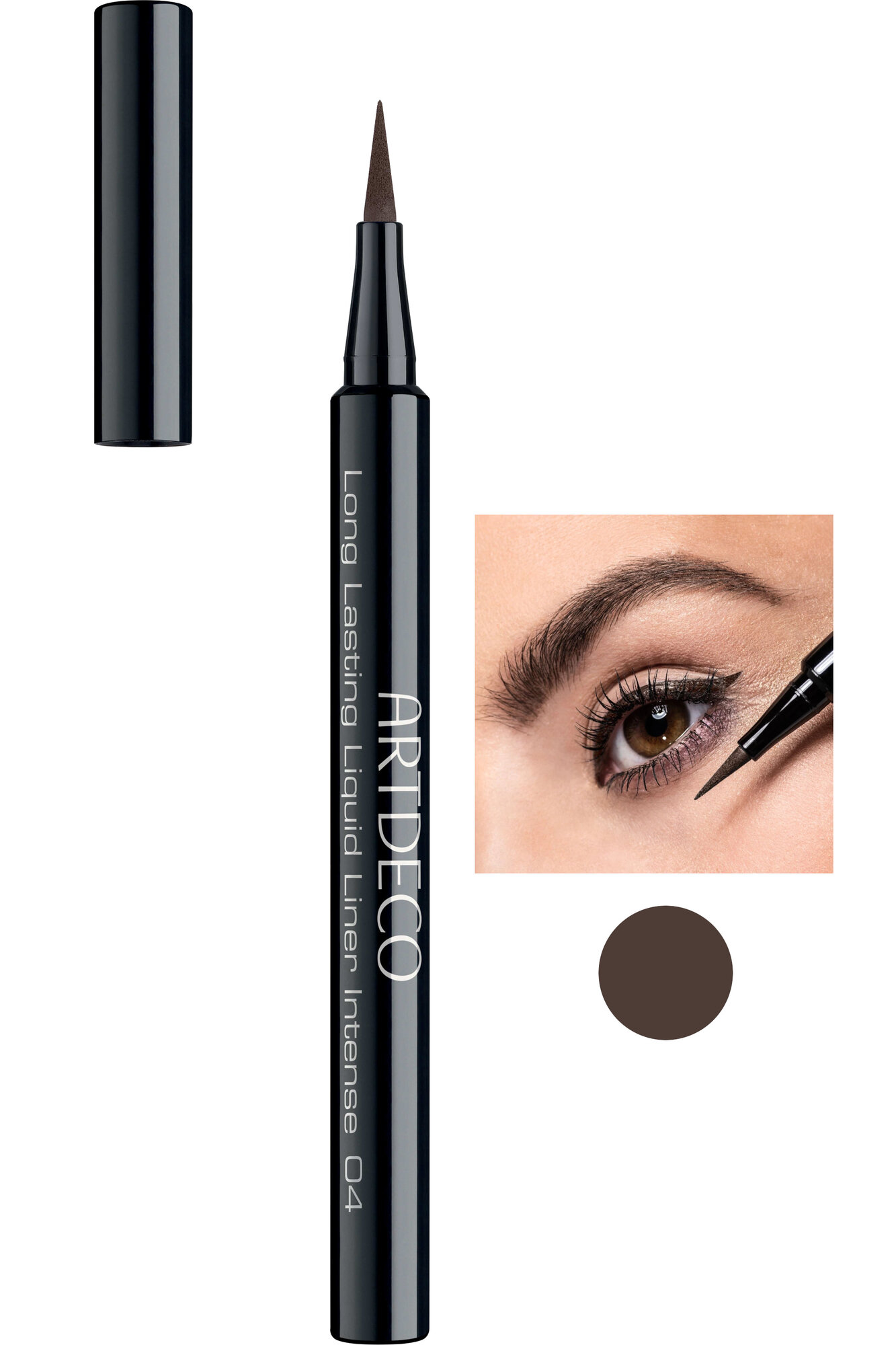 ARTDECO Стойкая подводка для глаз тон 04 коричневый Long Lasting Liquid Liner Intense 0,6 мл