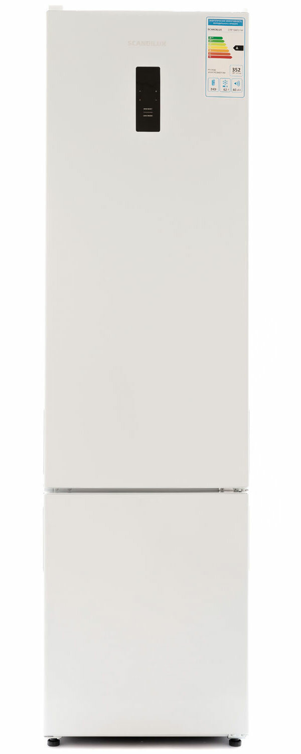 Двухкамерный холодильник Scandilux CTF196E01W