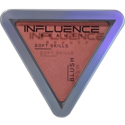 Influence Beauty Румяна для лица тон 03 сияющий розовый Soft skills Compact blushes компактные, сухой контуринг