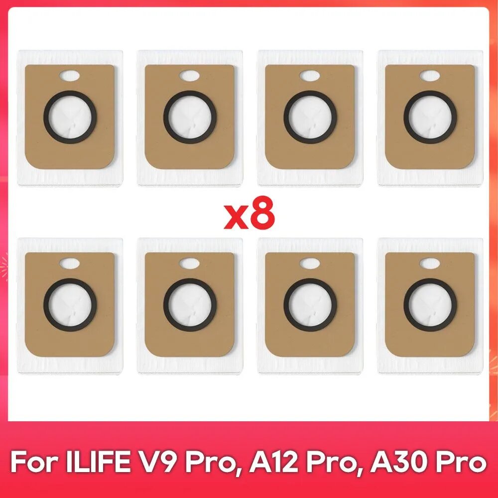Мешок для пыли, совместимый с ( ILIFE V9 Pro, A12 Pro, A30 Pro ) аксессуары и запчасти для робота-пылесоса.