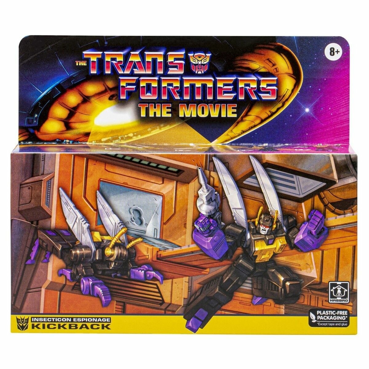 Трансформеры игрушки Hasbro Transformers Toys Retro G1 Kickback 14cm F6947