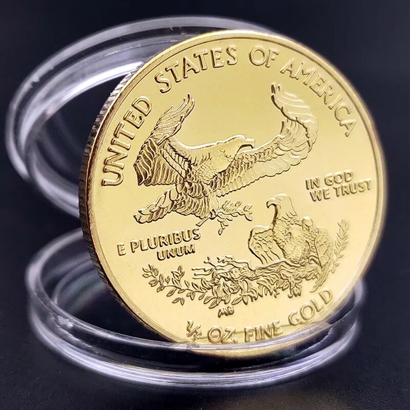 Памятная монета с орлом