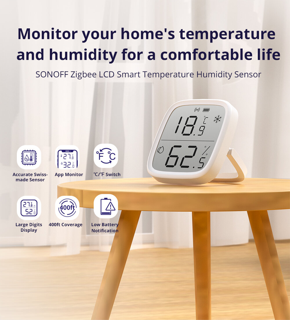 Sonoff Smart Home Sensor (датчик), Zigbee, ярко-синий — фото 1