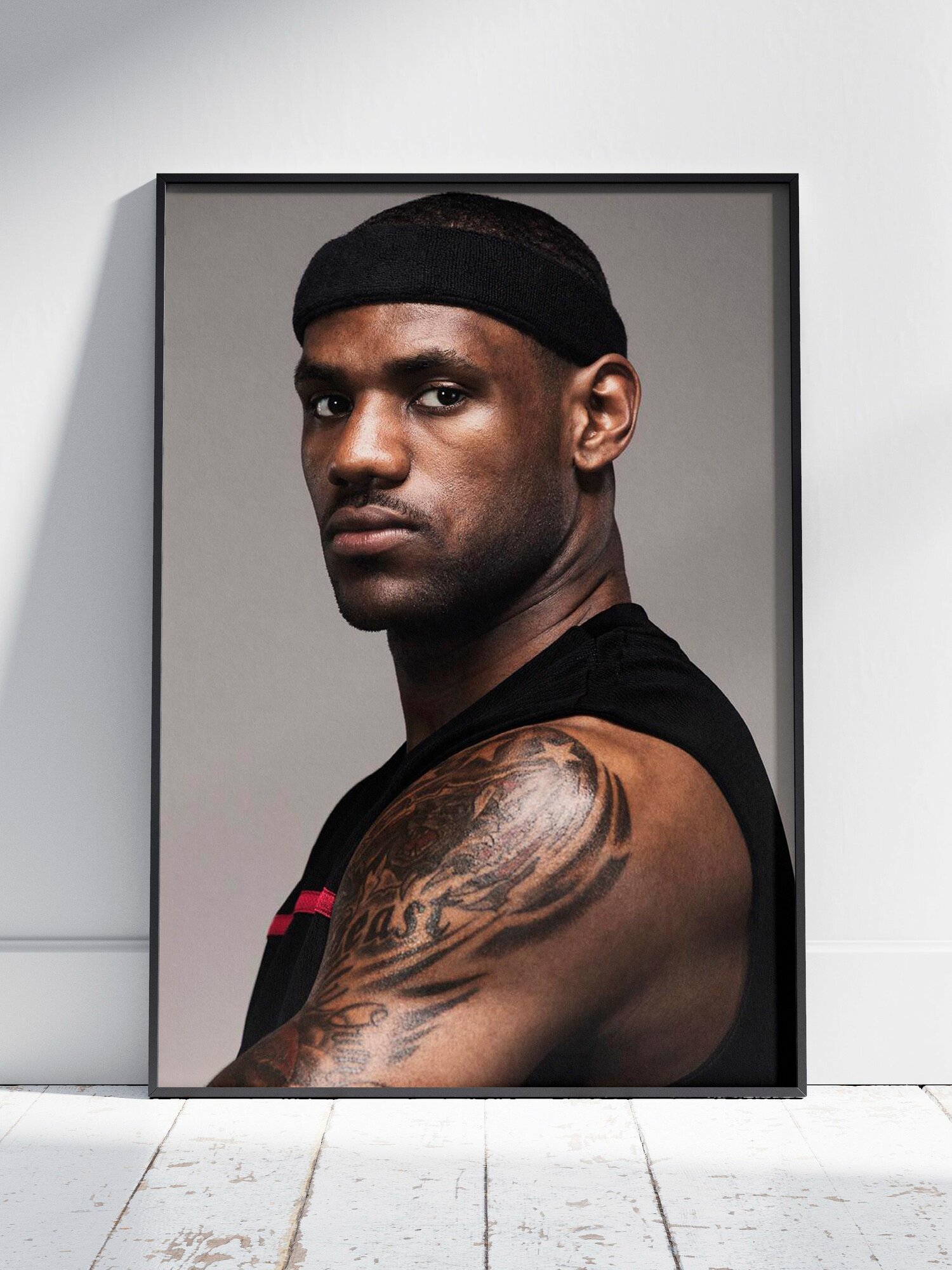 Плакат на стену для интерьера Леброн Джеймс (LeBron James 28) - Постер по спорту и физической активности формата A4 (21x30 см)