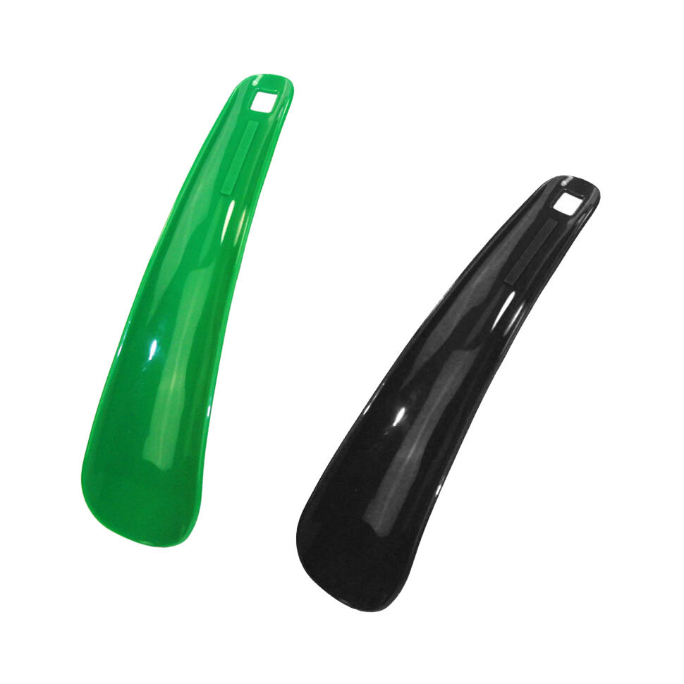 Рожок для обуви, пластик, 15 см, цветной, универсальный, Двойной Блеск.