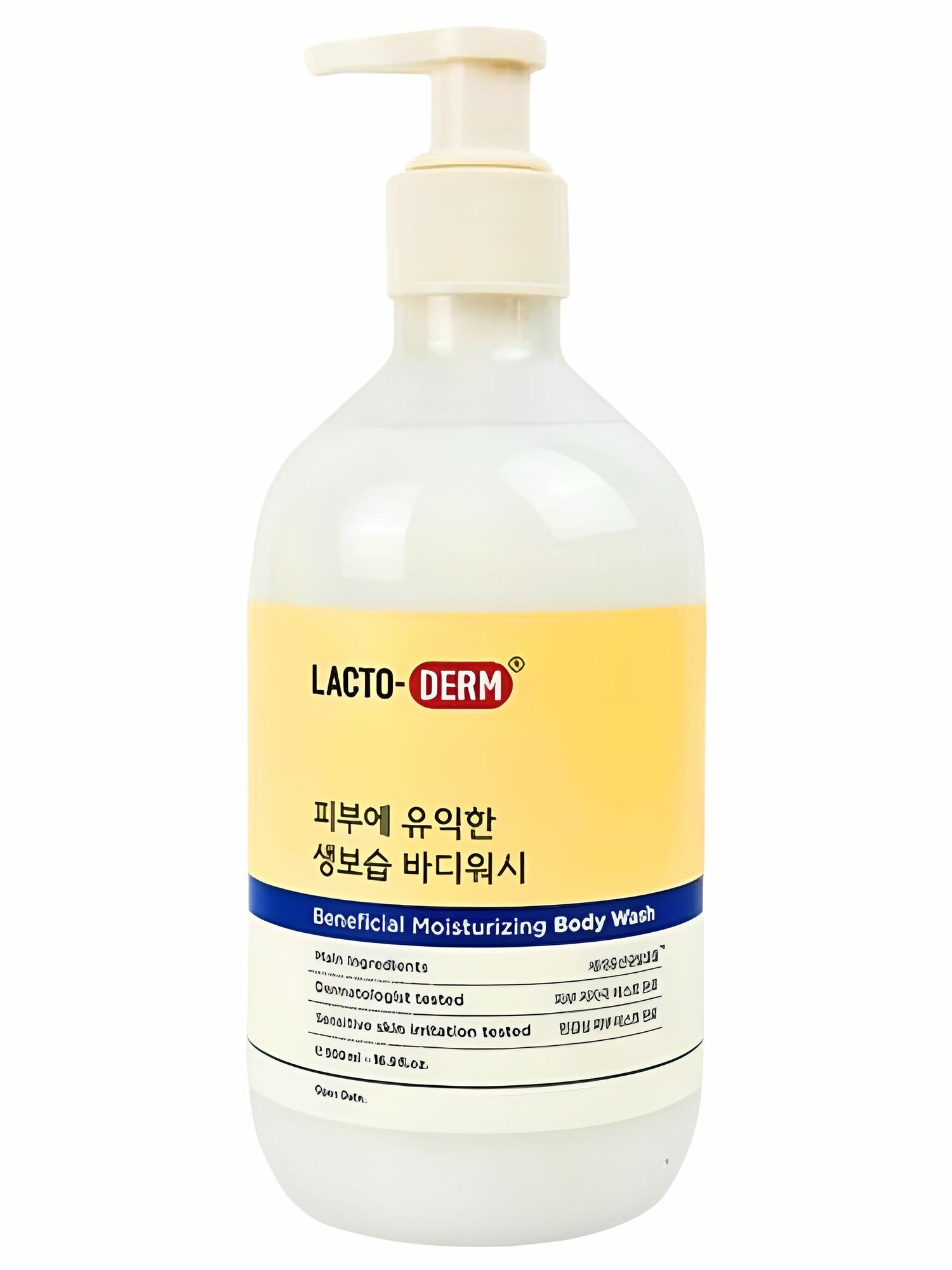 CKD Гель очищающий для лица и тела Lactoderm beneficial moisturizing body wash 500 мл