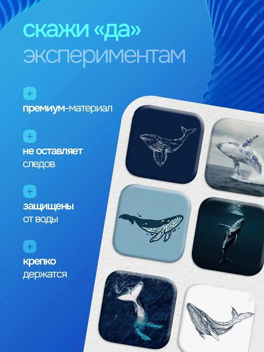 3D стикеры на телефон Кит — фото 1