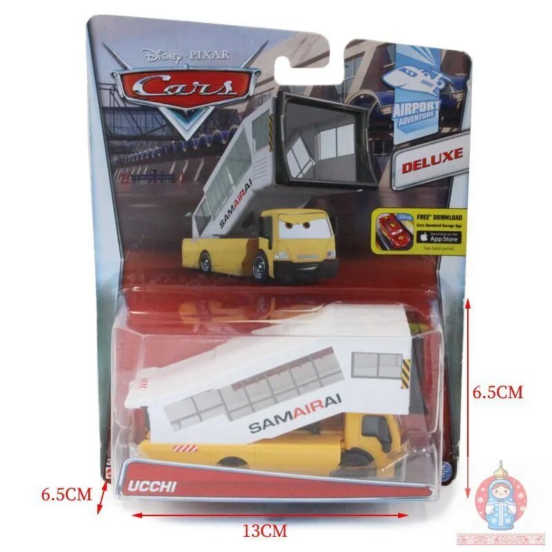 Игрушка Disney Pixar Cars 3 - самолет Dusty Crophopper из металлического сплава, литьевая модель в масштабе 1:68, подарок в виде авиационной площадки Pixar