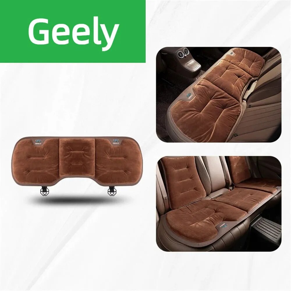 Geely Автомобильный чехол на Задние сиденья, Бархат, 1 шт. Коричневый