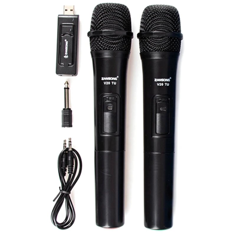 Беспроводной микрофон Zansong Uhf V20