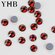 Стразы YHB красные 129STA Light Siam