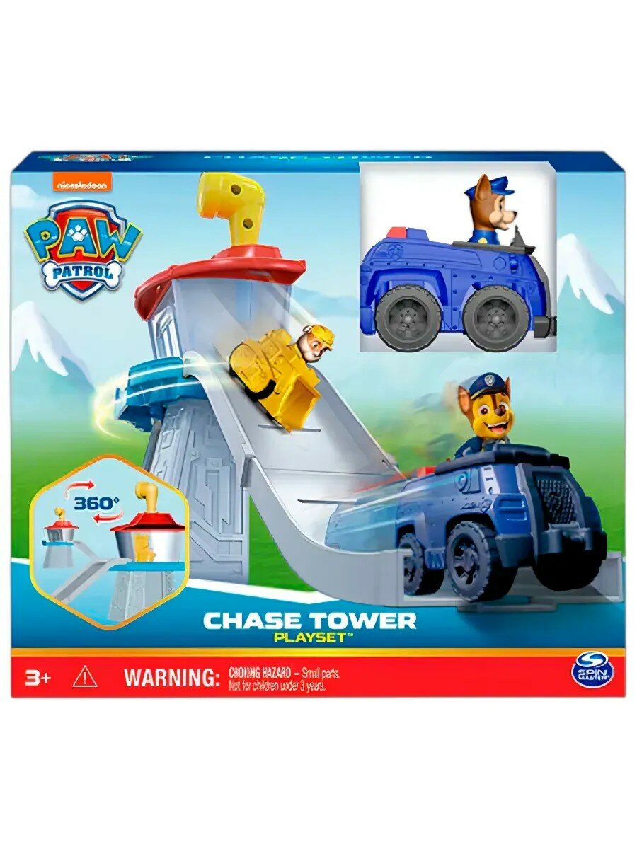 Авто-треки Spin Master Paw Patrol Tower Mini Playset (синий) 6071183