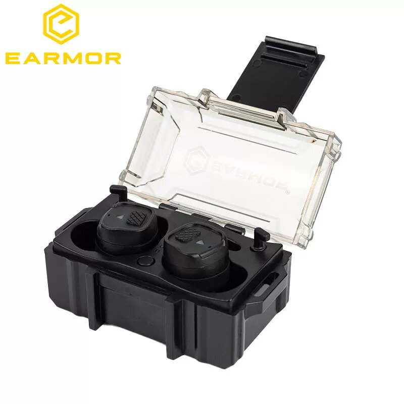 EARMOR M20T PRO тактические беспроводные наушники черного цвета с шумоподавлением