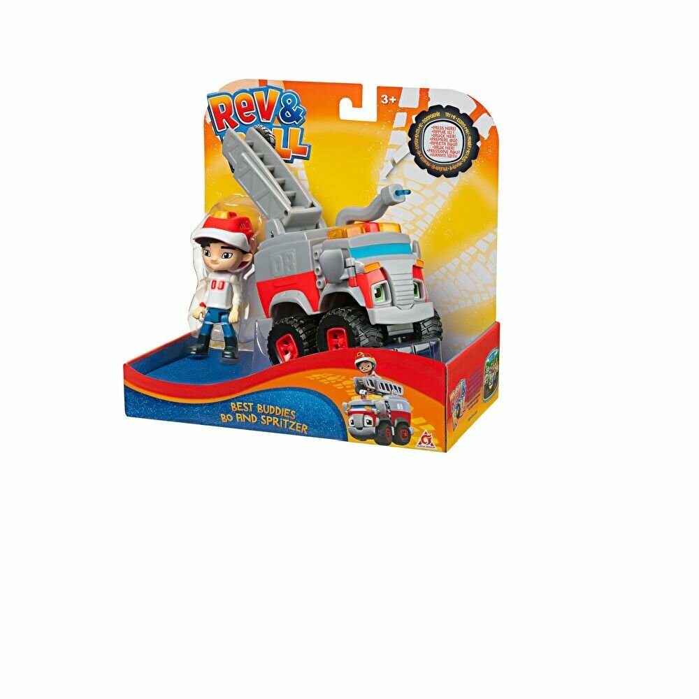 Игровой набор Машинка с фигуркой (пластик) - Бо и Сприцер 15 см